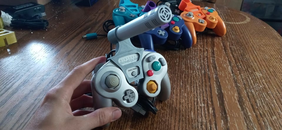 Nintendo GameCube Microphone Controller Clip – XALT 3D Designs
