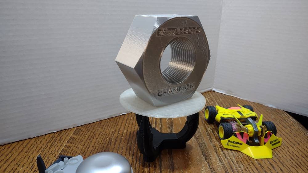 BattleBots Giant "Mini" Nut with Stand (3D Printed) – XALT 3D Designs